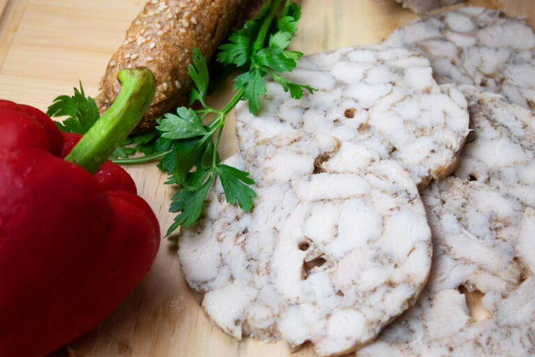 Homemade Pressed Chicken Cold Cut Recipe (Video) - How To Make Recipes