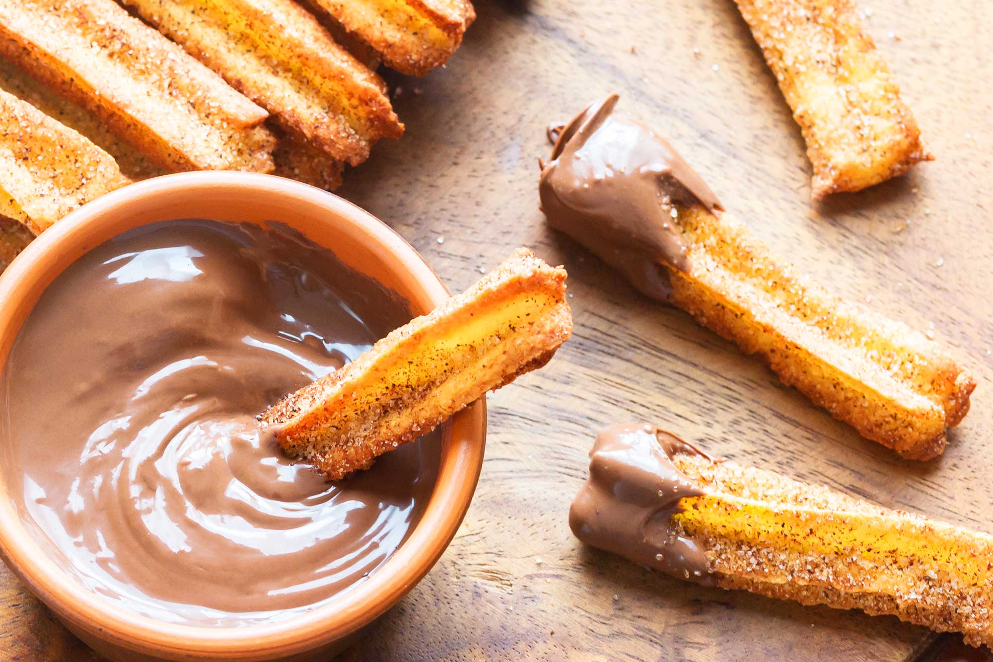 Churros, The Spanish Fried Dough With Chocolate Sauce - How To Make Recipes