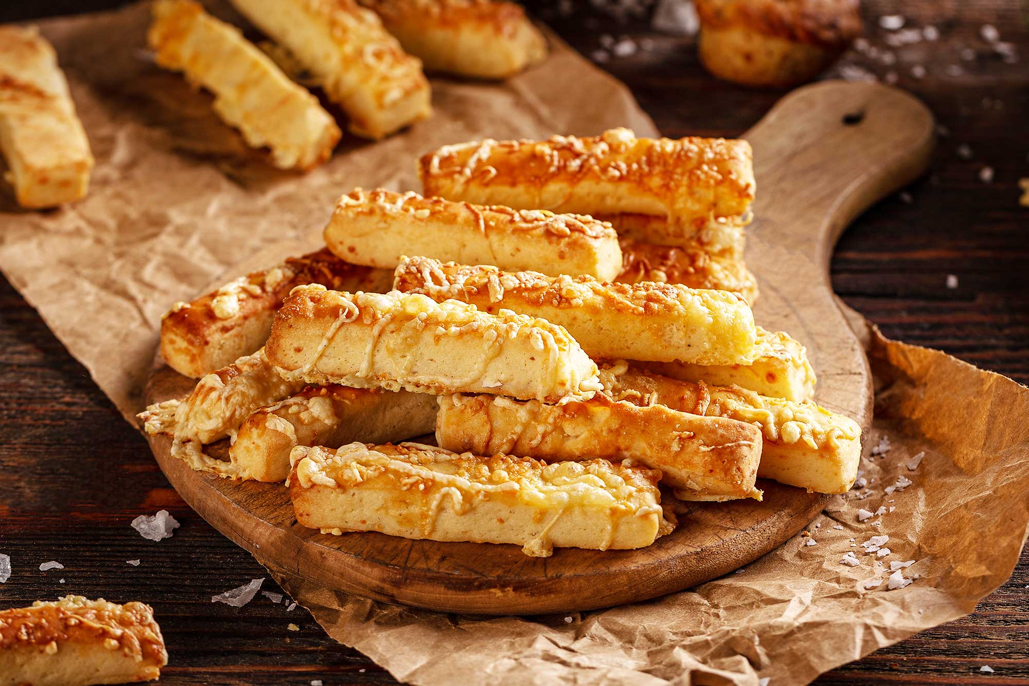 Cheesy Stick Snack Recipe (Video) - How To Make Recipes