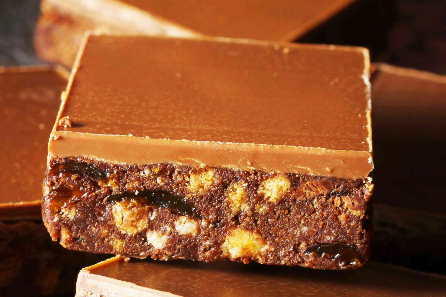 Chocolate Tiffin Cake Recipe - How To Make Recipes