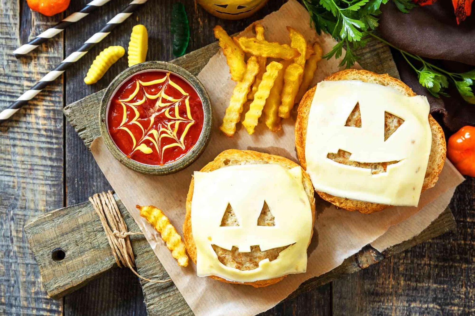 Funny, Spooky Burger For Halloween - How To Make Recipes